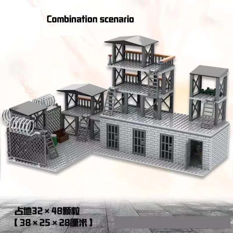 Военная база из строительных блоков, Цвет: ACD.brig