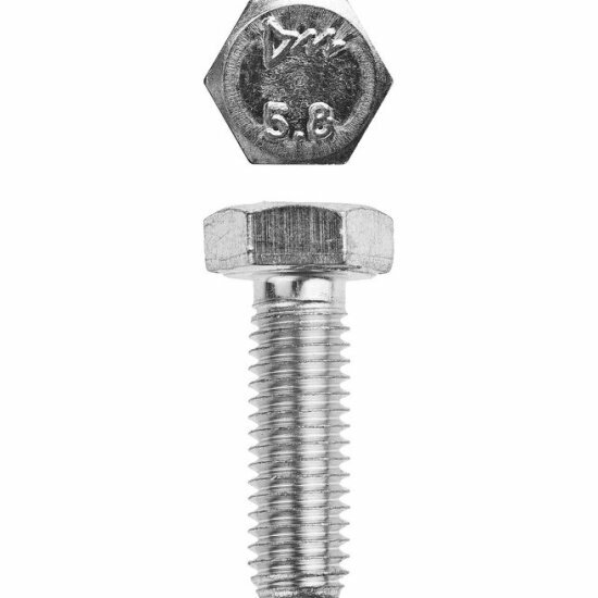 Болт ГОСТ 7798-70 Зубр M8 x 25 мм, 5 кг, кл. пр. 5.8, оцинкованный, 303080-08-025
