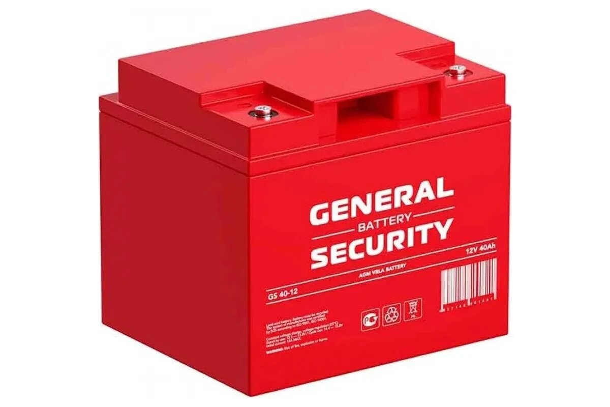 General Security Аккумуляторная батарея GS40-12 12В 40 Ач УТ-00000512