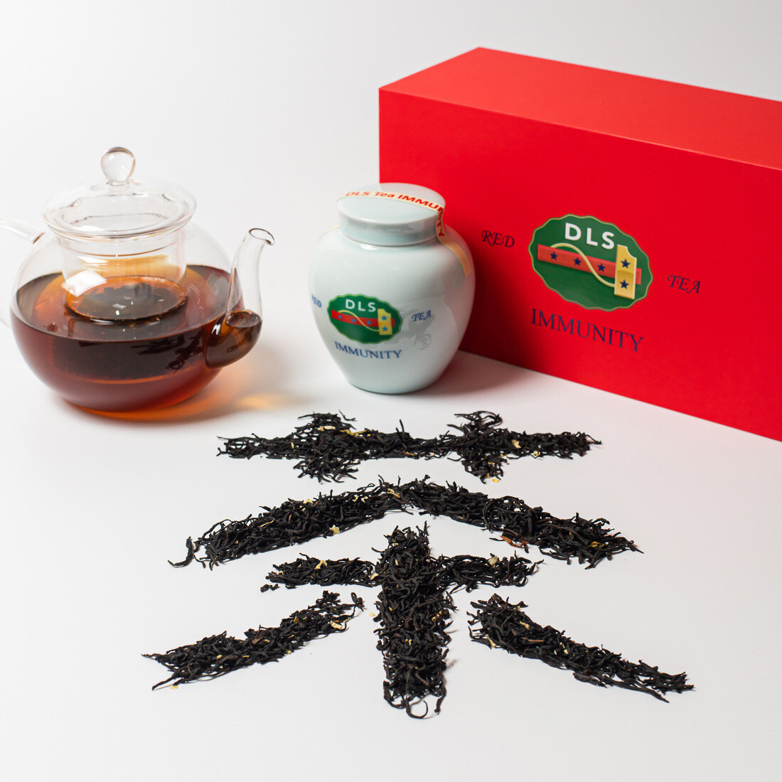 Чай Red DLS Tea "IMMUNITY", листовой, 100% натуральный, 100 г