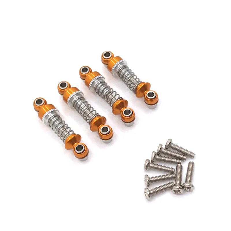 Амортизаторы для WLtoys 1/28 K969/K979/K989/K999, оранжево-желтые