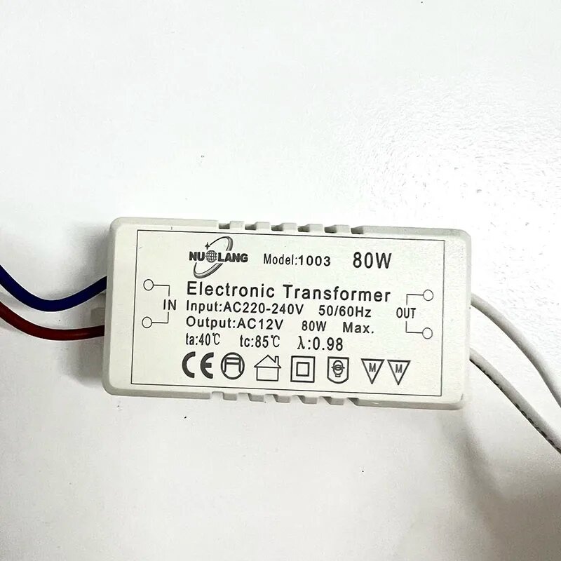 Электронный трансформатор 220V на 12V 1 Piece, 80W Not for LED