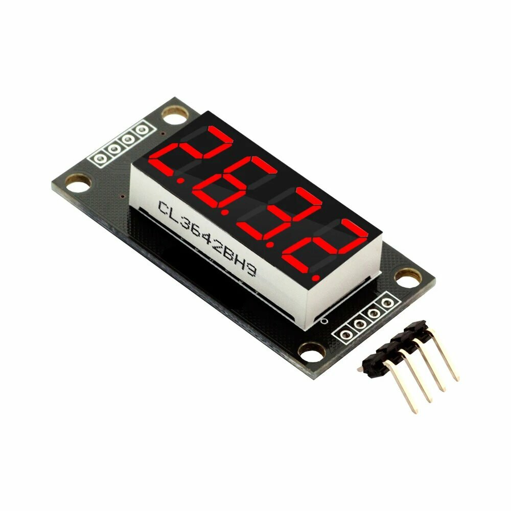 Модуль светодиодного дисплея TM1637 для Arduino, 7 сегментов, 4 знака, 0,36/0,56 дюйма, часовой анод, Никси-трубка, четырехсерийный Модуль платы драйвера