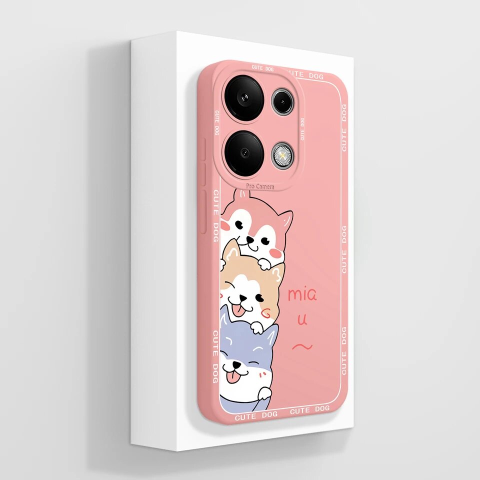 Чехол Redmi Note 13 Pro Plus Розовый TYP461