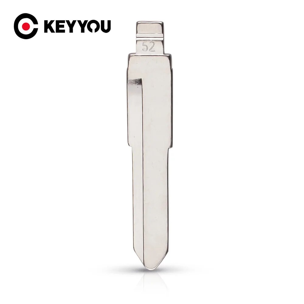 KEYYOU, металлическая пустая необработанная флип-модель KD полотно дистанционного ключа Type #52 для Suzuki Swift NO. Лезвие 52