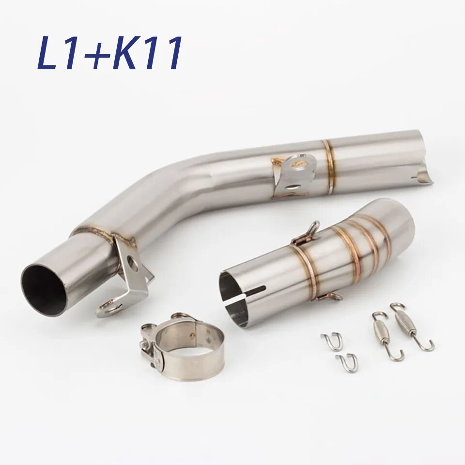 Для SUZUKI GSXR600 GSXR750 GSXR 600 750 L1 L2 2011-2021 Escape Link Pipe Connect 51 мм универсальный глушитель выхлопа мотоцикла L1 K11