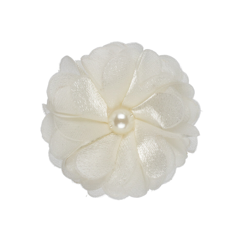 BLITZ 42 Цветок №27 бежевый декоративный элемент для дома с нежной текстурой