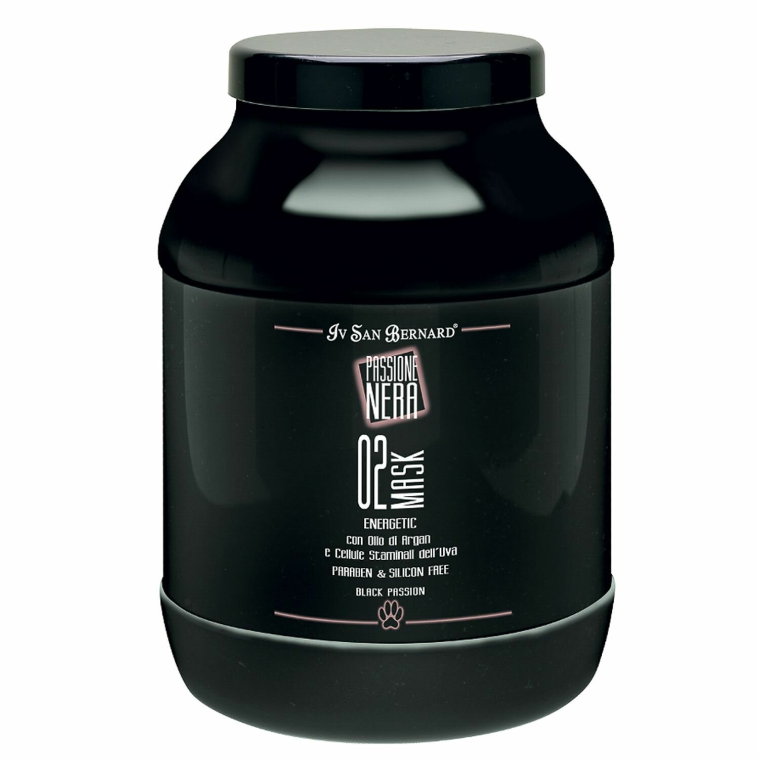 Маска для собак и кошек Iv San Bernard Black Passion 02 энергетическая и восстанавливающая с аргановым маслом 3 л