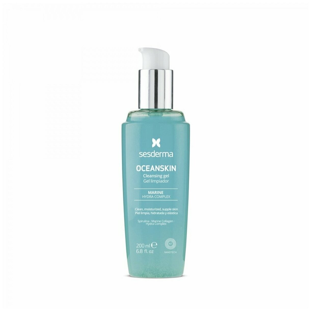 Гель SESDERMA Очищающий для снятия макияжа Cleansing gel OCEANSKIN, 200 мл