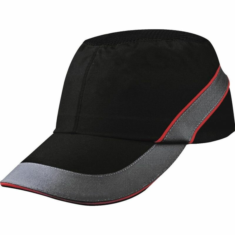 Каскетка Delta Plus "Air Coltan", черно-красная, козырек 7 cм (COLTAAINOLG)
