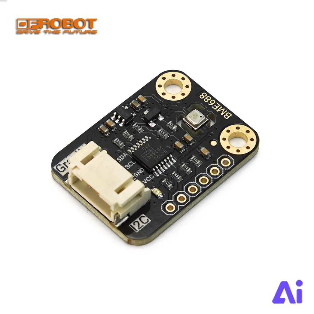 DFRobot Gravity BME688 AI датчик температуры, влажности, давления и газов