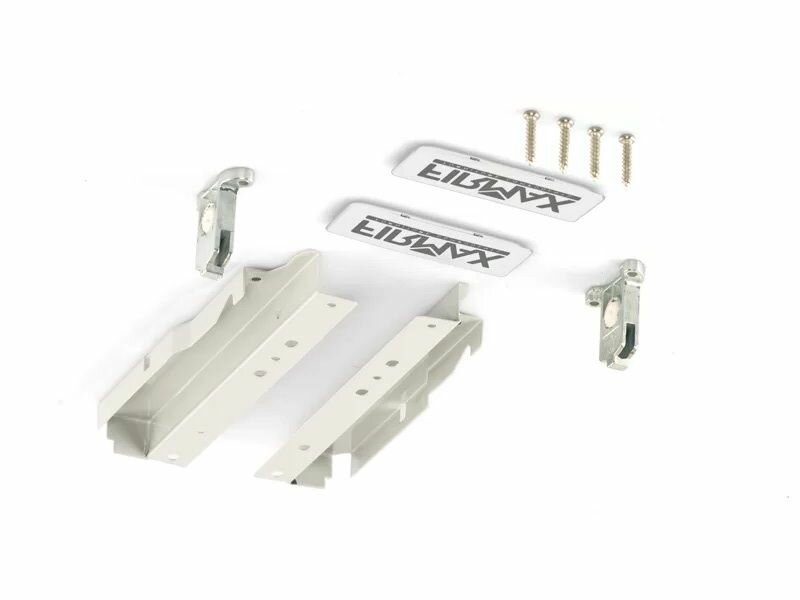 Комплект креплений Firmax высота 199 мм (Держатели фасада, держатели задней стенки, заглушки) для ящика Newline, белый 1 ком.