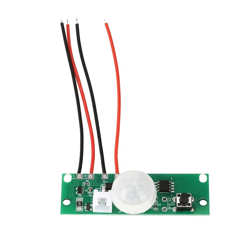Плата контроллера солнечного света 3,7 В с датчиком движения PIR, модуль ночного освещения с автоматическим включением/выключением для охранных фонарей садовой дорожки