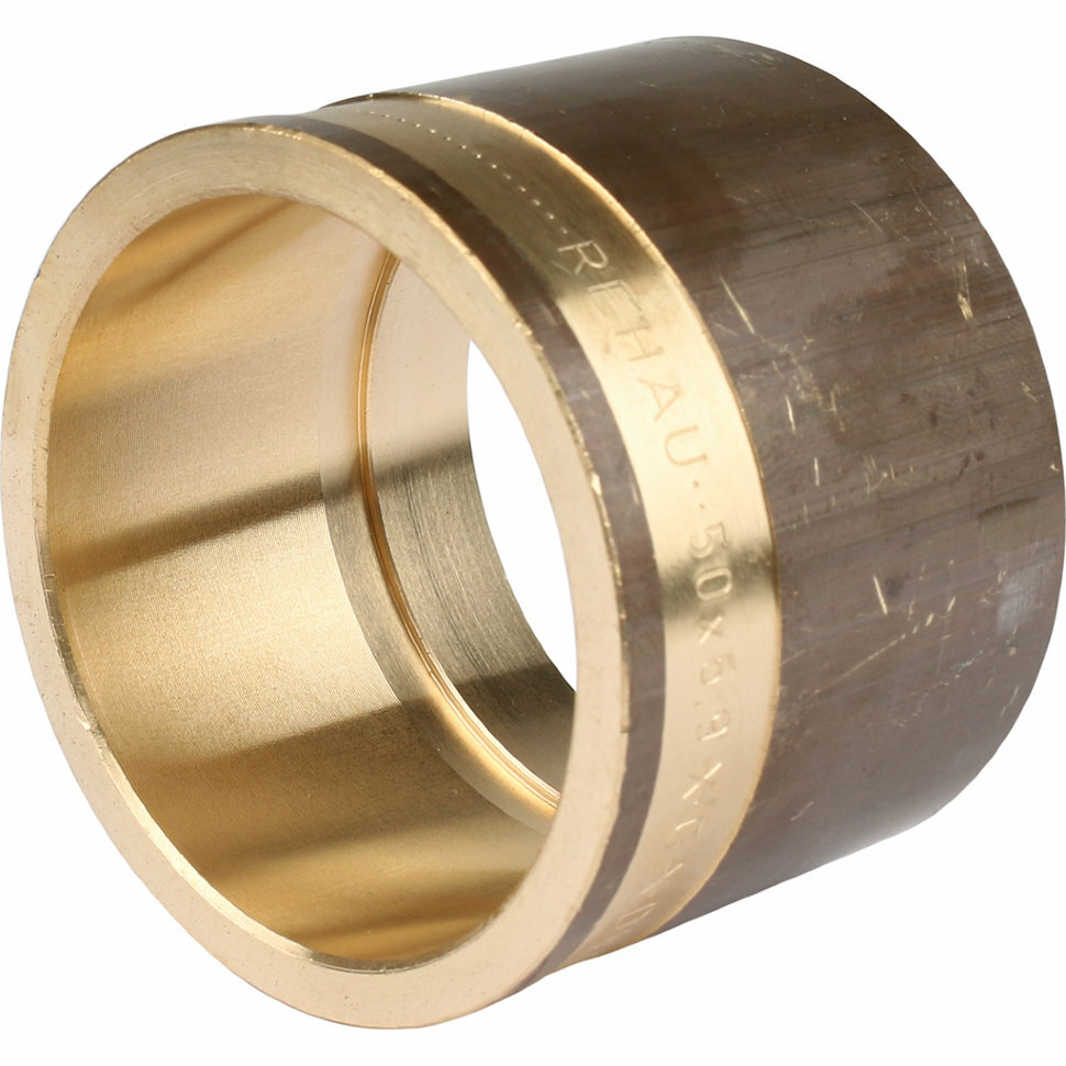 Гильза надвижная латунь Rehau MХ 50 х 50 мм для сшитого полиэтилена
