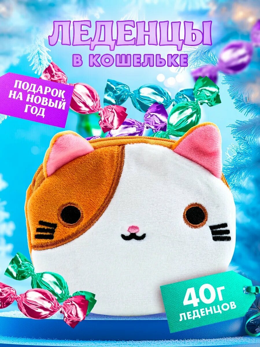 Леденцы «Лучший подарочек» в кошельке, со вкусом арбуза, 40 г.