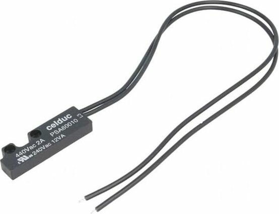 Датчик CELDUC PSA60010 Геркон 51x16x7мм Подключение провод 0,35м Контакты SPST-NO 1 шт