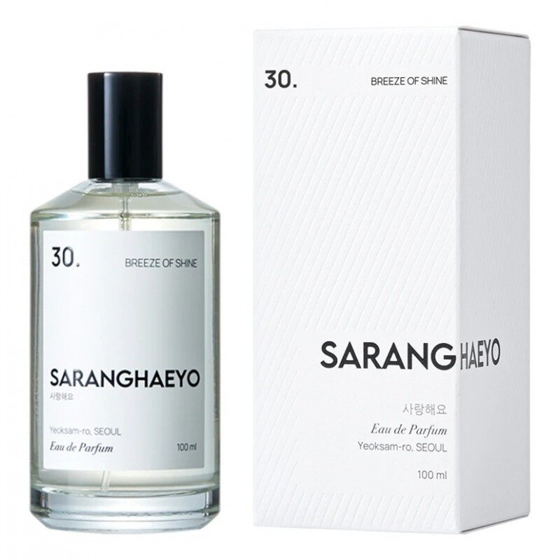 Saranghaeyo 30 Breeze of Shine 100 мл, Парфюмерная вода унисекс