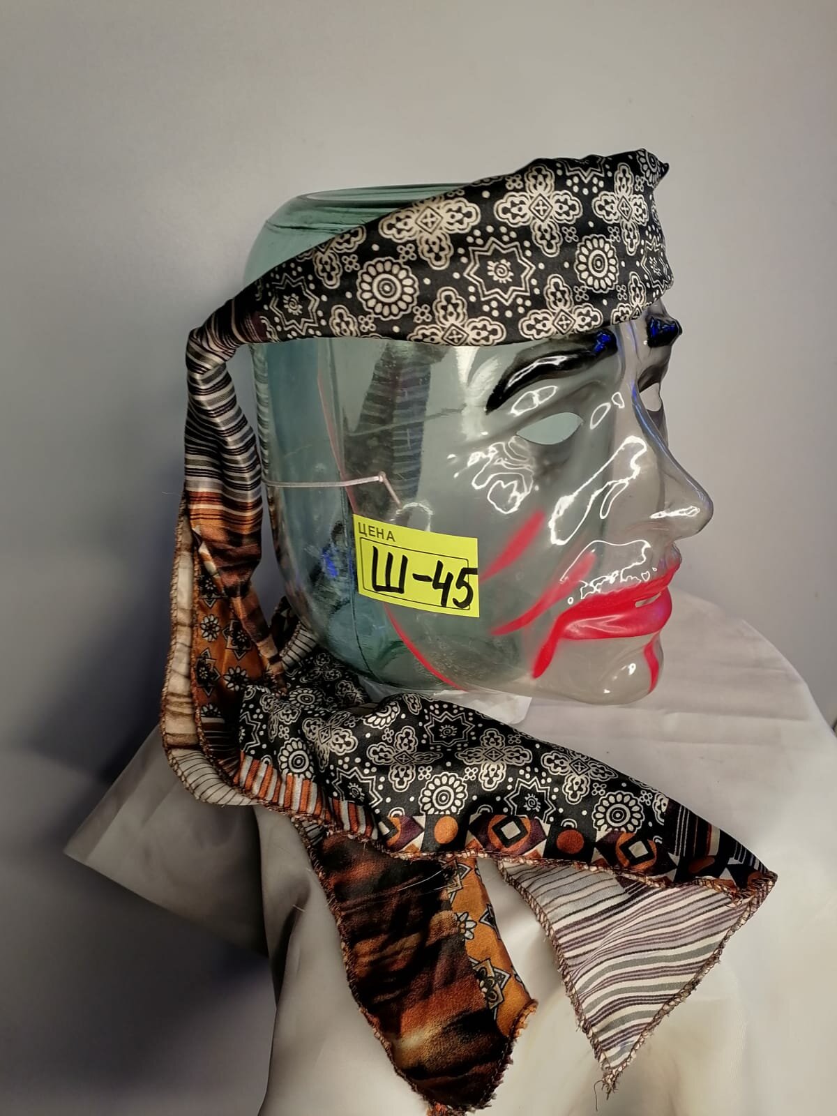 Карнавальный Ободок пиратский пестрый