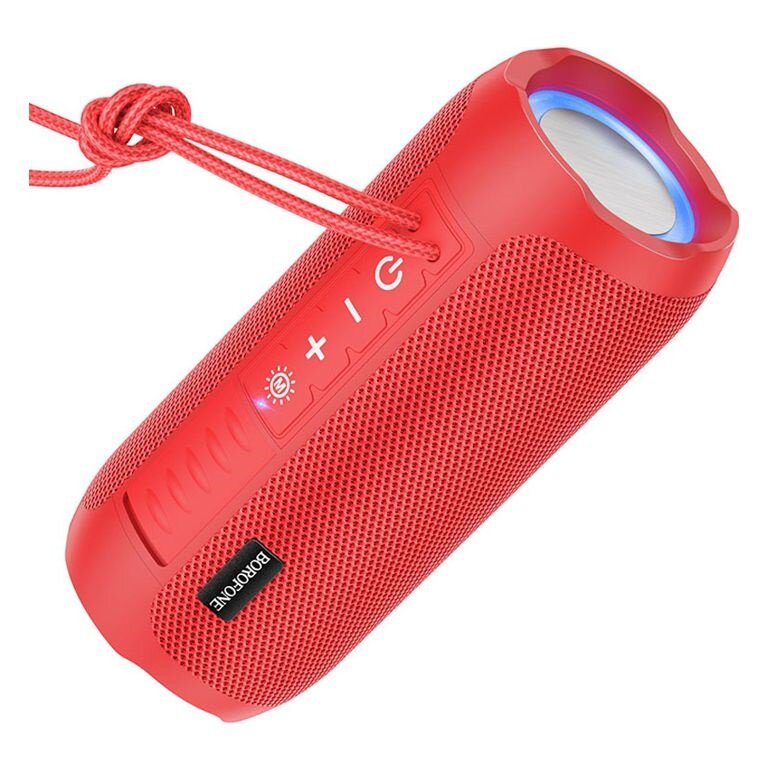 Колонка портативная BOROFONE BR21 красный (10W, microSD, USB, FM, BLUETOOTH 5.1, TWS, аккум.)