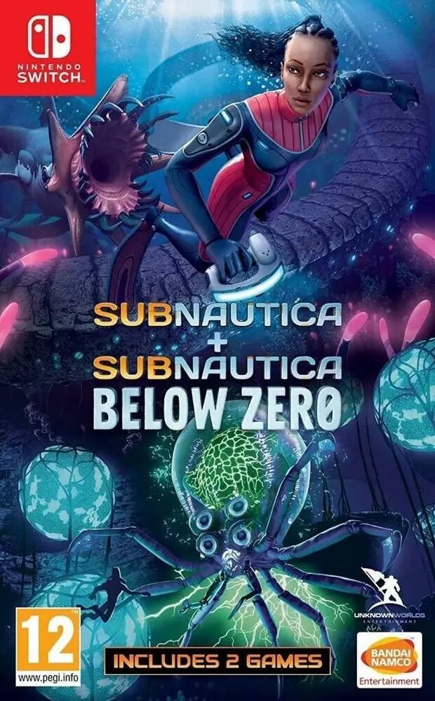 Игра Subnautica + Subnautica: Below Zero (Nintendo Switch, Русские субтитры) картридж