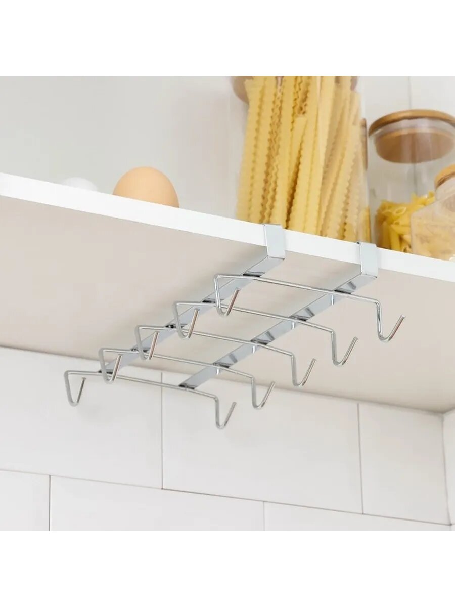 Компактный настенный держатель для кружек и полотенец