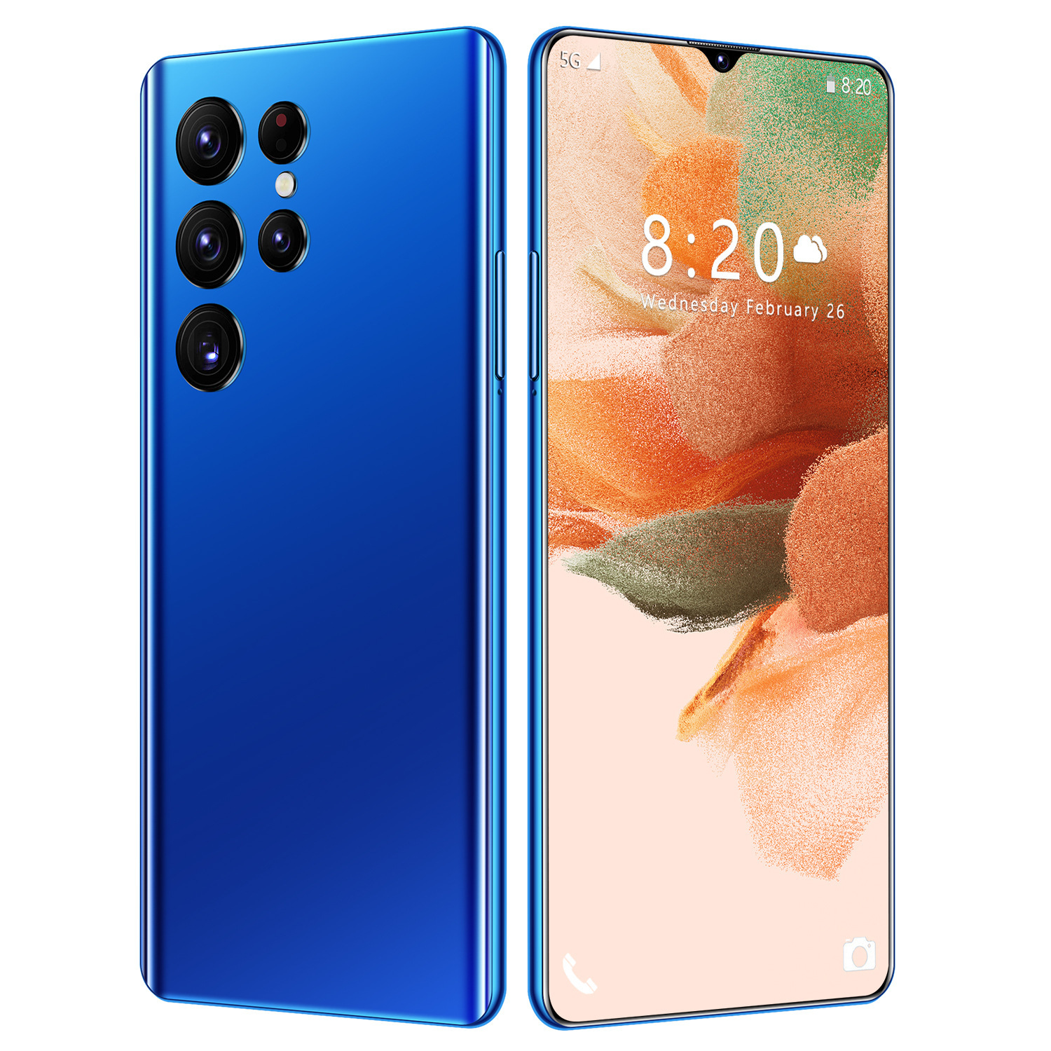 Смартфон Глобальная версия MediaTek 8 ГБ 256 ГБ 6,5 "Полноэкранный Dual SIM двойной режим ожидания