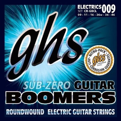 Струны для электрогитары GHS Sub-Zero Boomers CR-GBCL 9-46