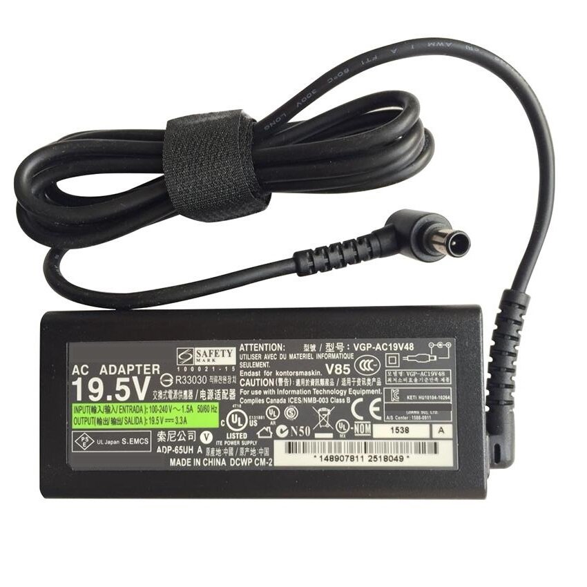 Блок питания для Sony 19.5V 3.3A 6.5 x 4.4 без сетевого кабеля