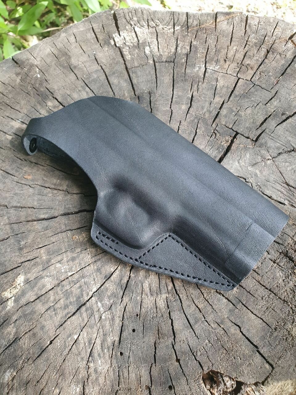 Поясная кобура для для пневматического пистолета Gletcher GP P1, натуральная кожа.