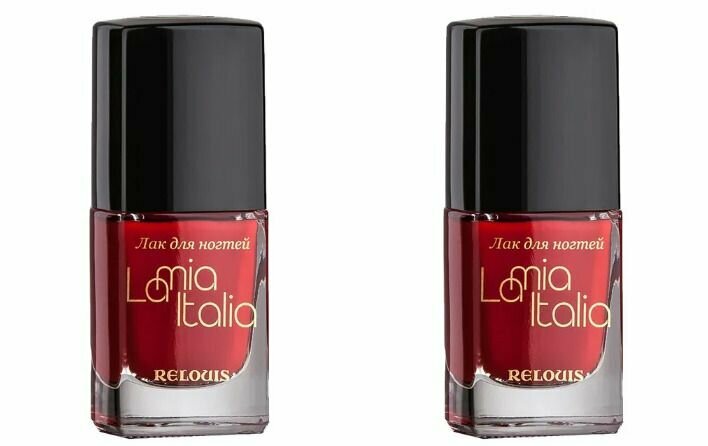Relouis, Лак для ногтей La Mia Italia, тон 14, 2 шт.