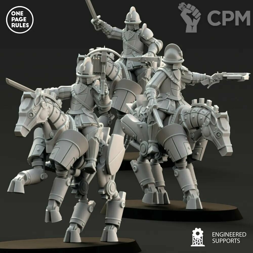Warhammer Vinci Guards Mount Swords/Гвардейцы Винчи с Мечами