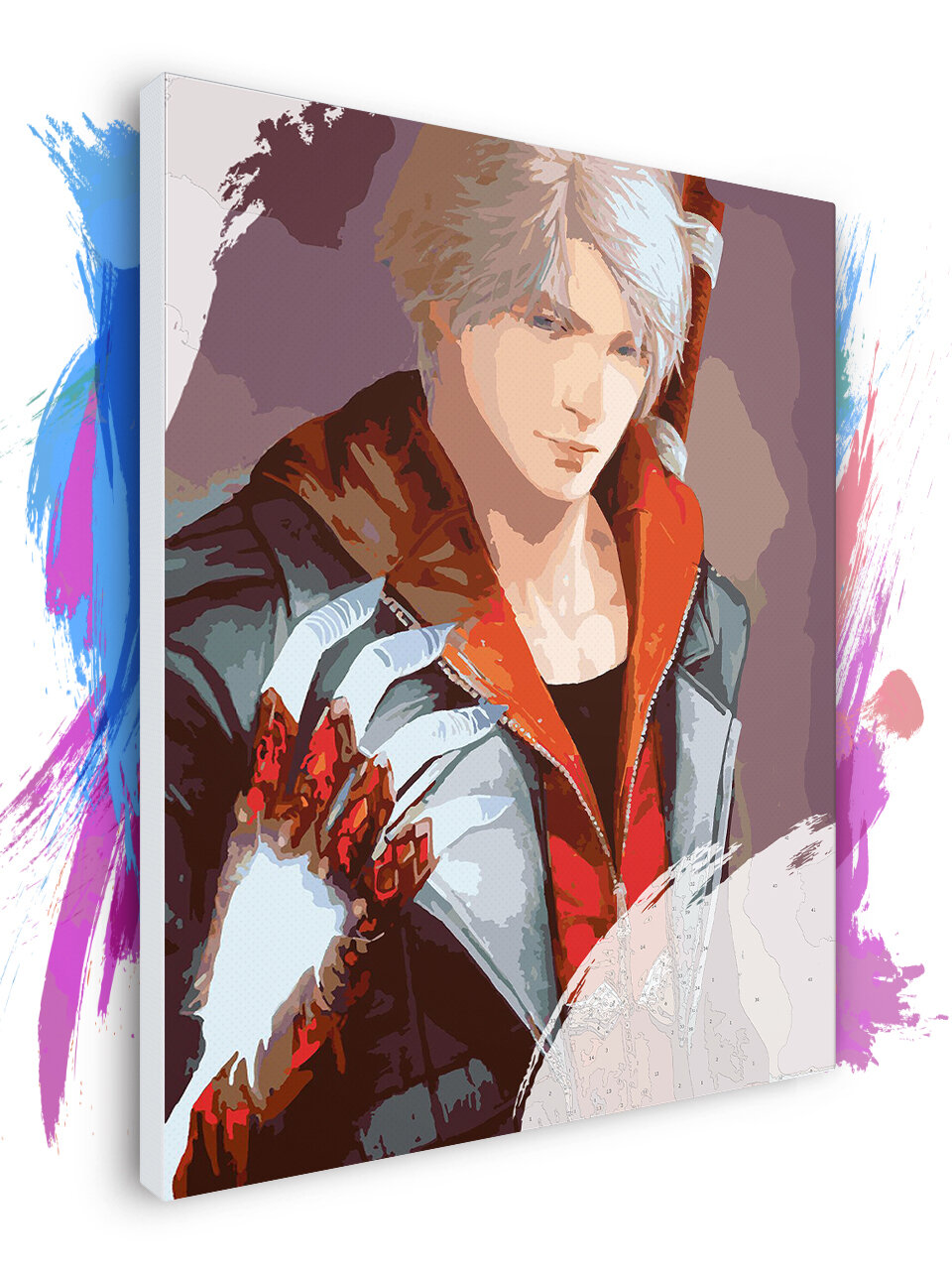 Картина по номерам на холсте Devil may cry, 70 х 90 см