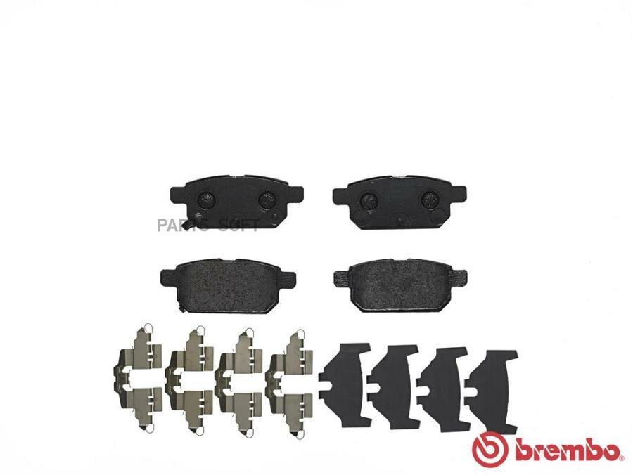 BREMBO Колодки торм. зад.