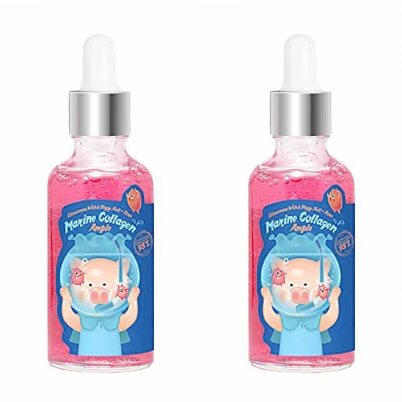 ELIZAVECCA Сыворотка для лица c морским коллагеном Hell-Pore Marine Collagen Ample, 50 мл, 2 шт