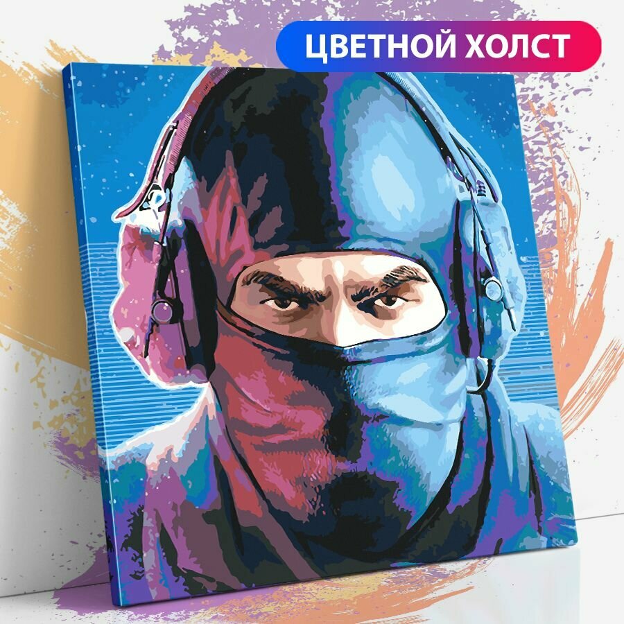 Картина по номерам на холсте с подрамником, "Standoff", 40х40 см