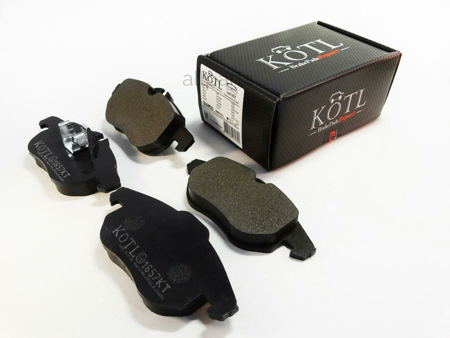 KOTL 1657KT Колодки тормозные дисковые передние к-т OPEL SIGNUM 03>/VECTRA C 1.6-3.0/ASTRA H V