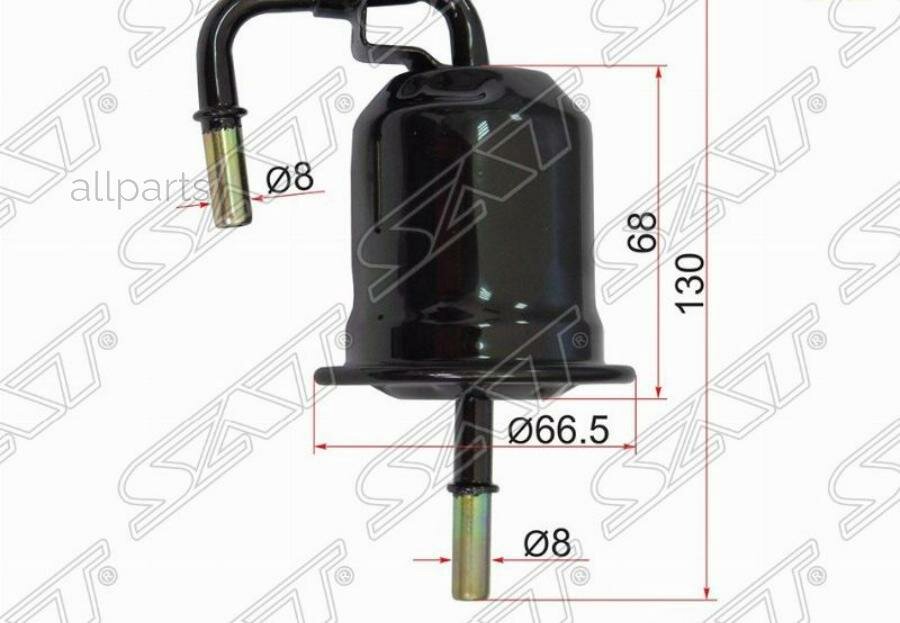 SAT ST-23300-50140 Фильтр топливный Toyota Land Cruiser (J200) 07-21 / Lexus LX 07-23