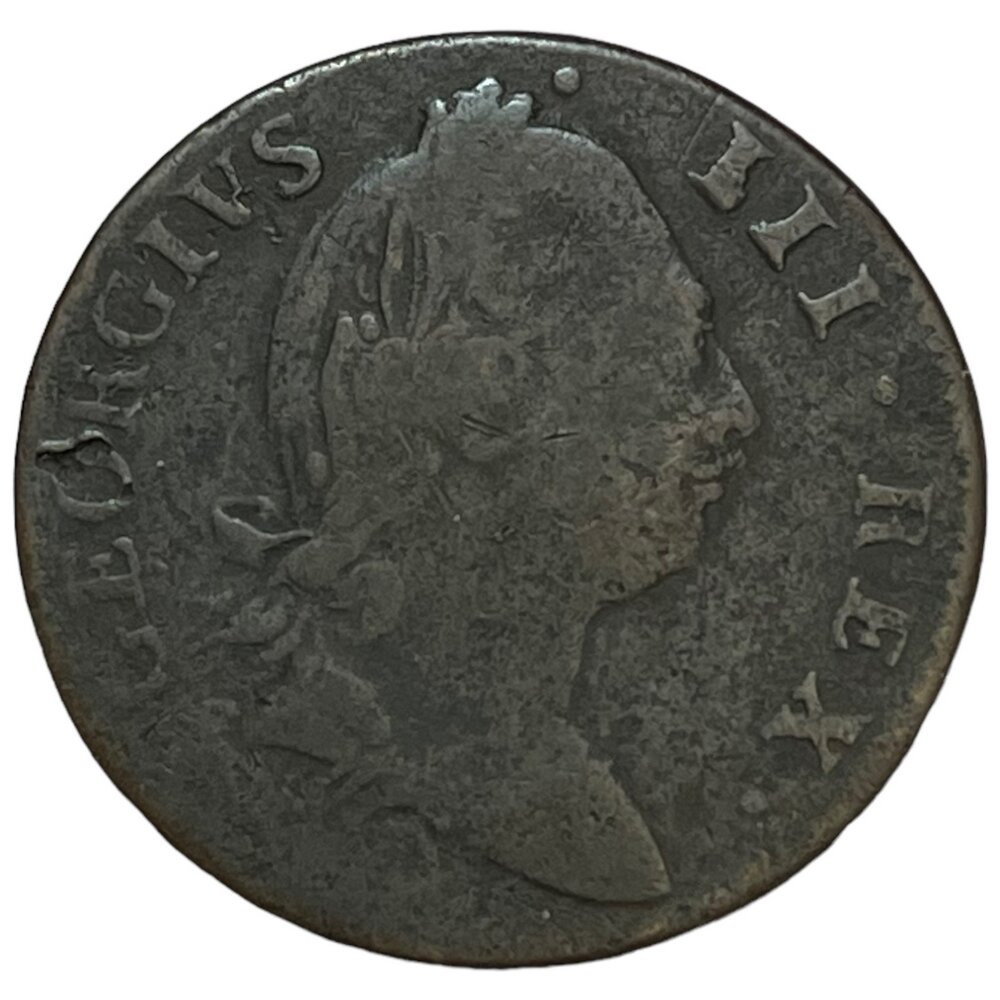 Ирландия 1/2 пенни 1781 г. (Лот №3)