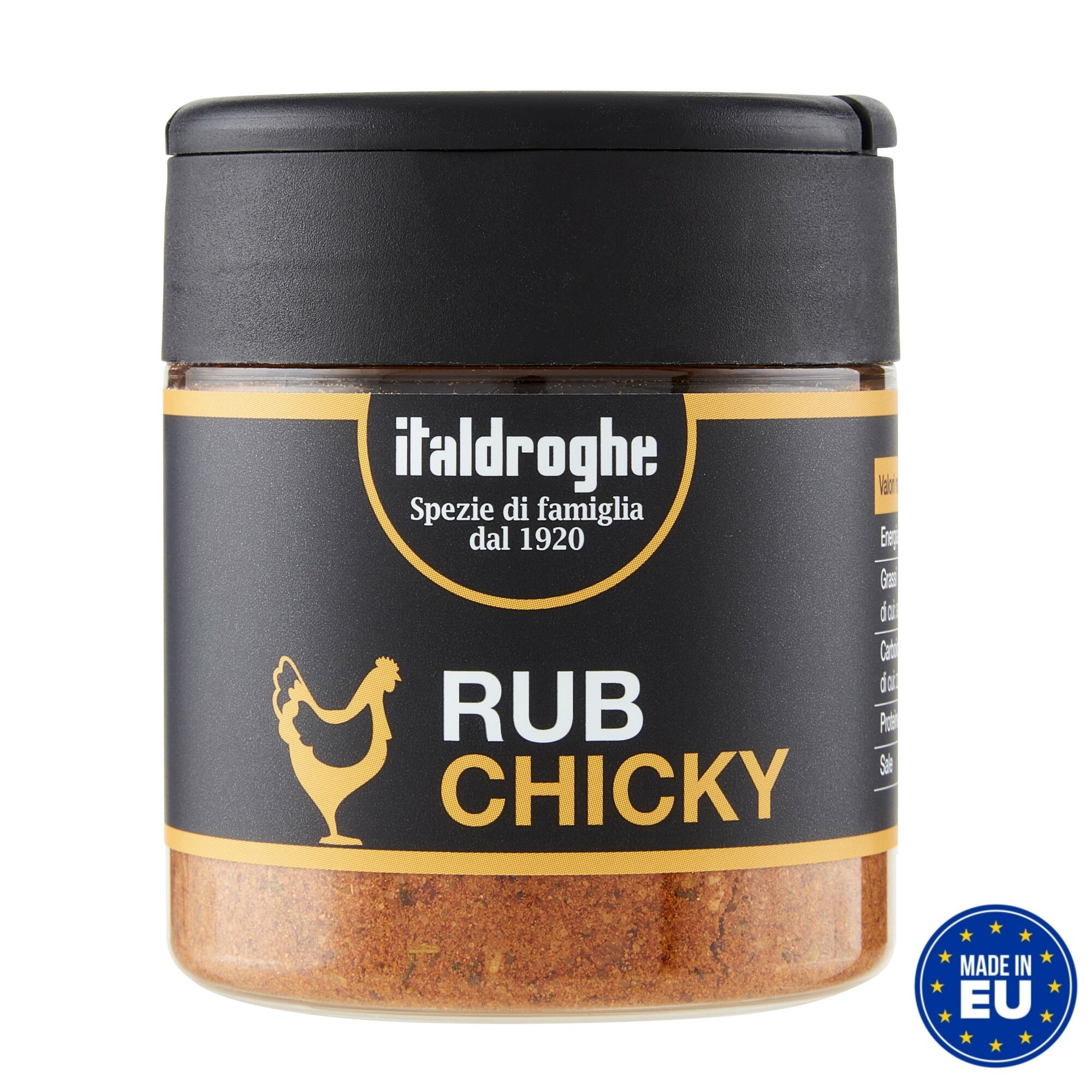 Приправа натирка для курицы Italdroghe 120 г, Италия
