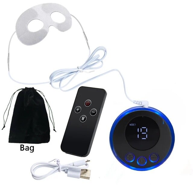 EMS-массажер для глаз, с низкочастотным током, лифтинг-машина, против морщин