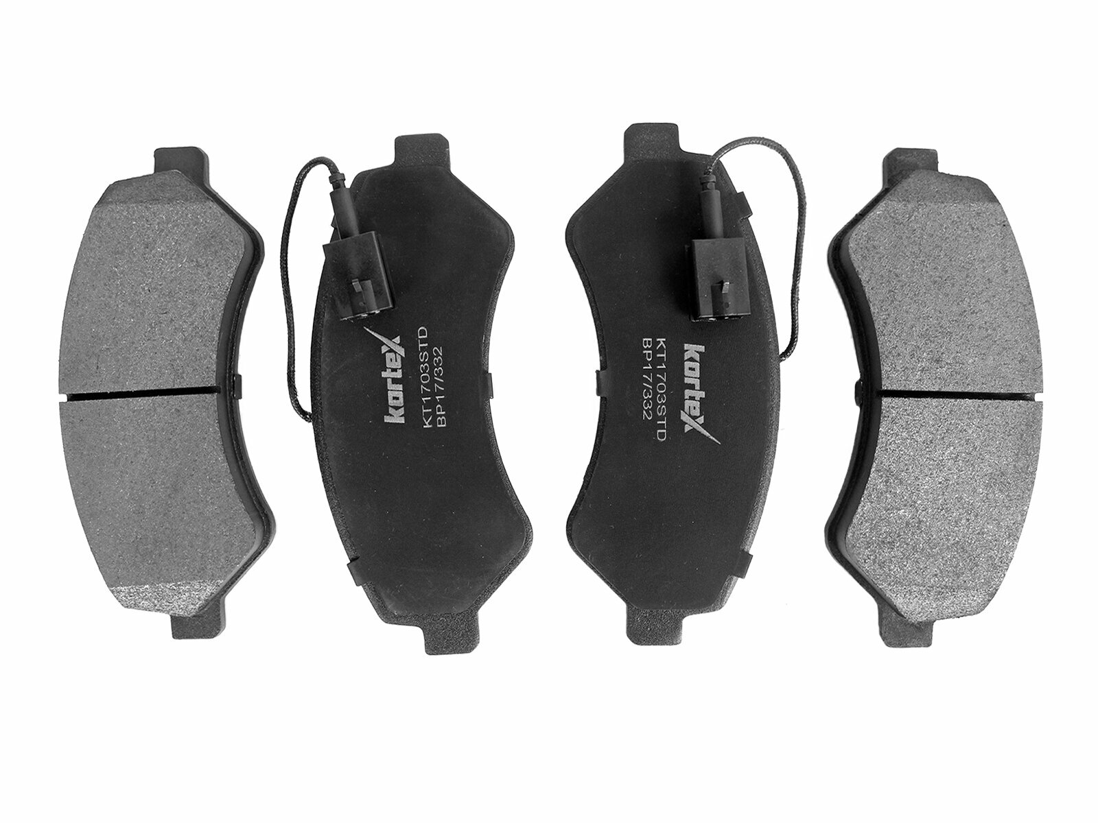 Колодки тормозные KORTEX KT1703STD