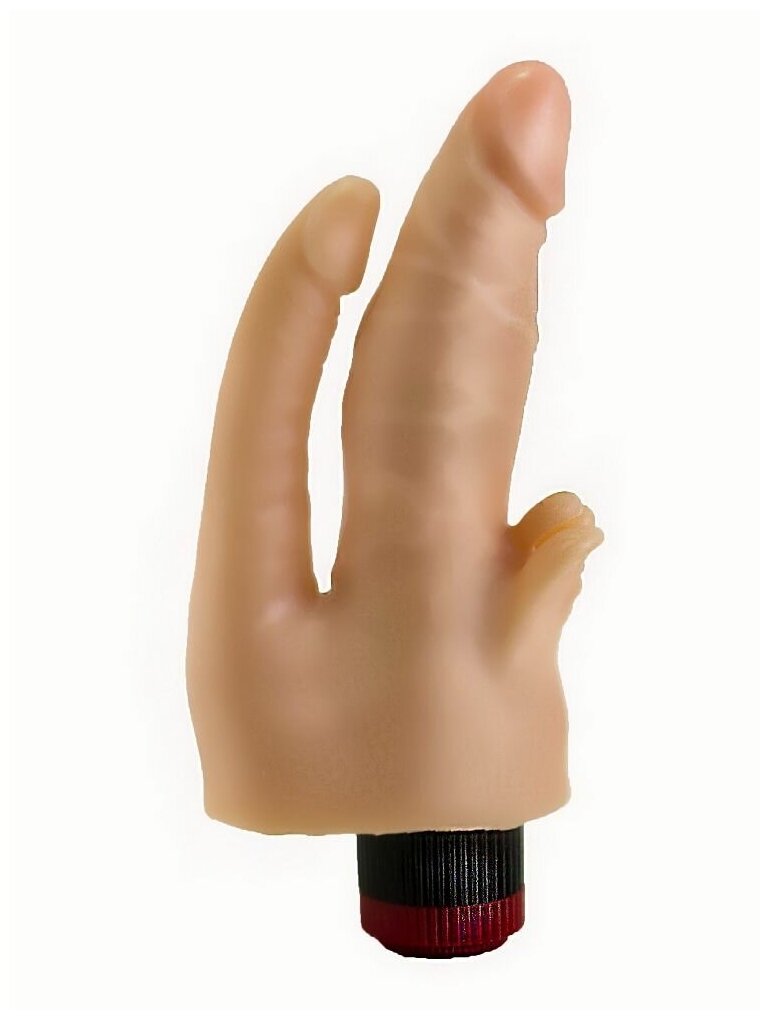 Двойной анально-вагинальный гелевый вибратор - 17 см.