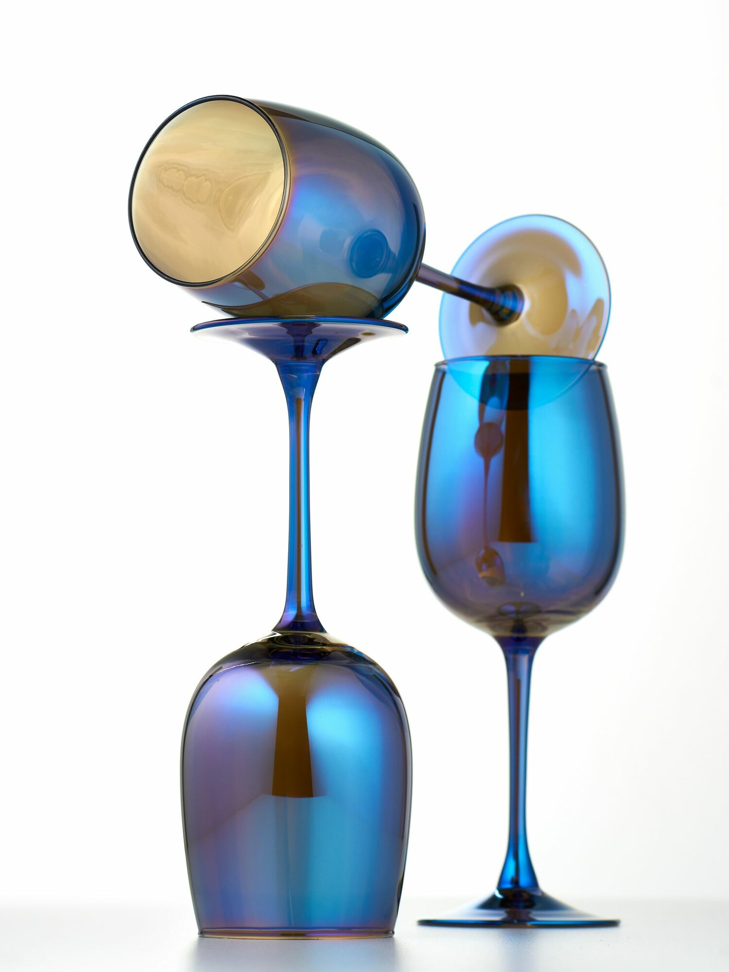 Набор бокалов GLASSTAR Sapphire Gold