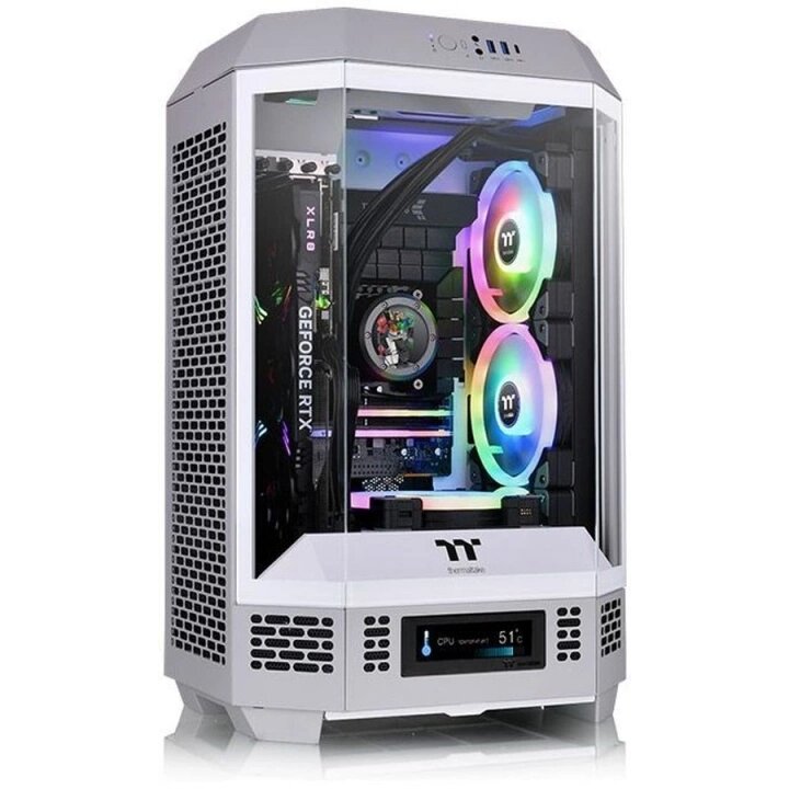 Компьютерный корпус miniITX Thermaltake The Tower 300 серый (ca-1y4-00siwn-00)