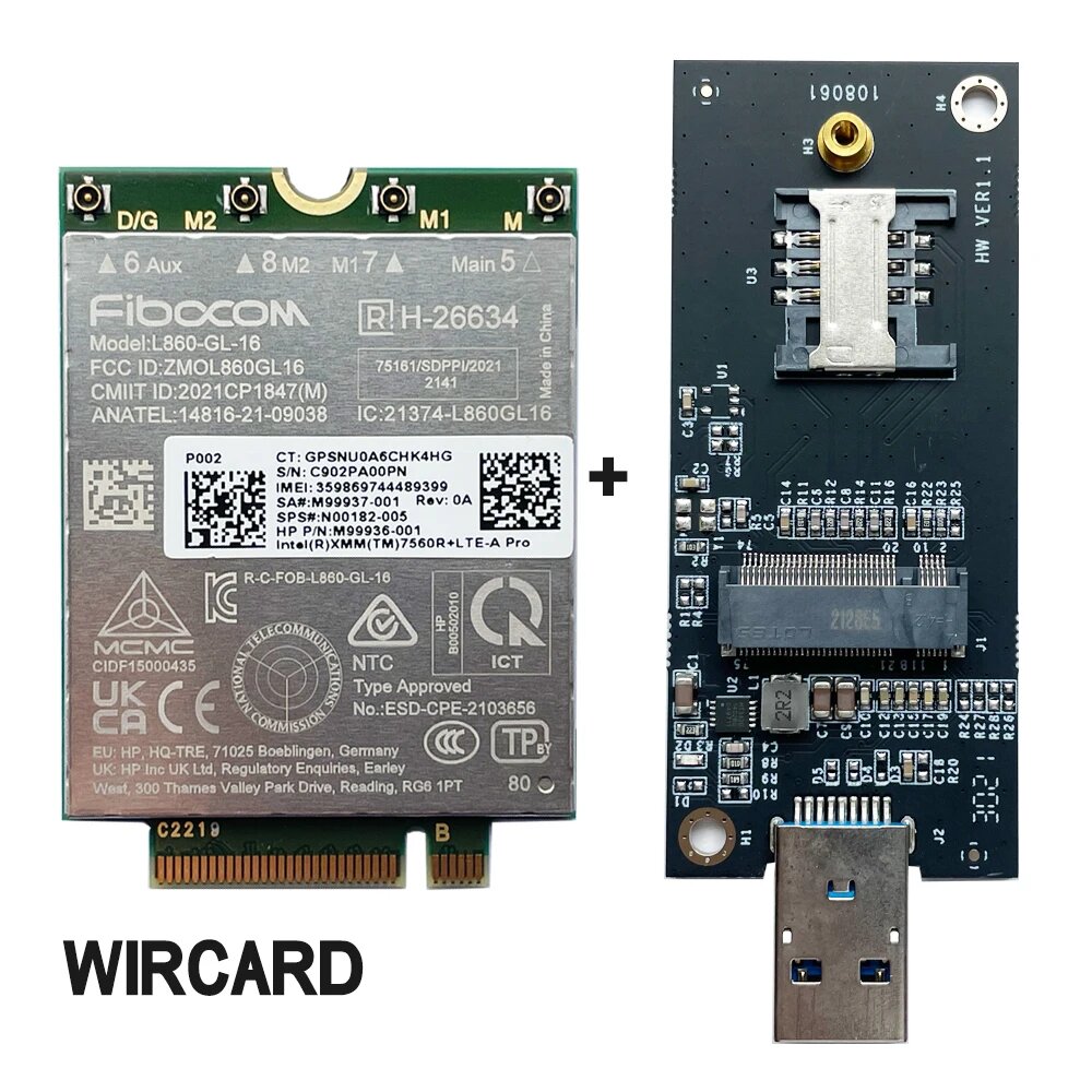 Fibocom L860-GL-16 USB LTE CAT16 модуль