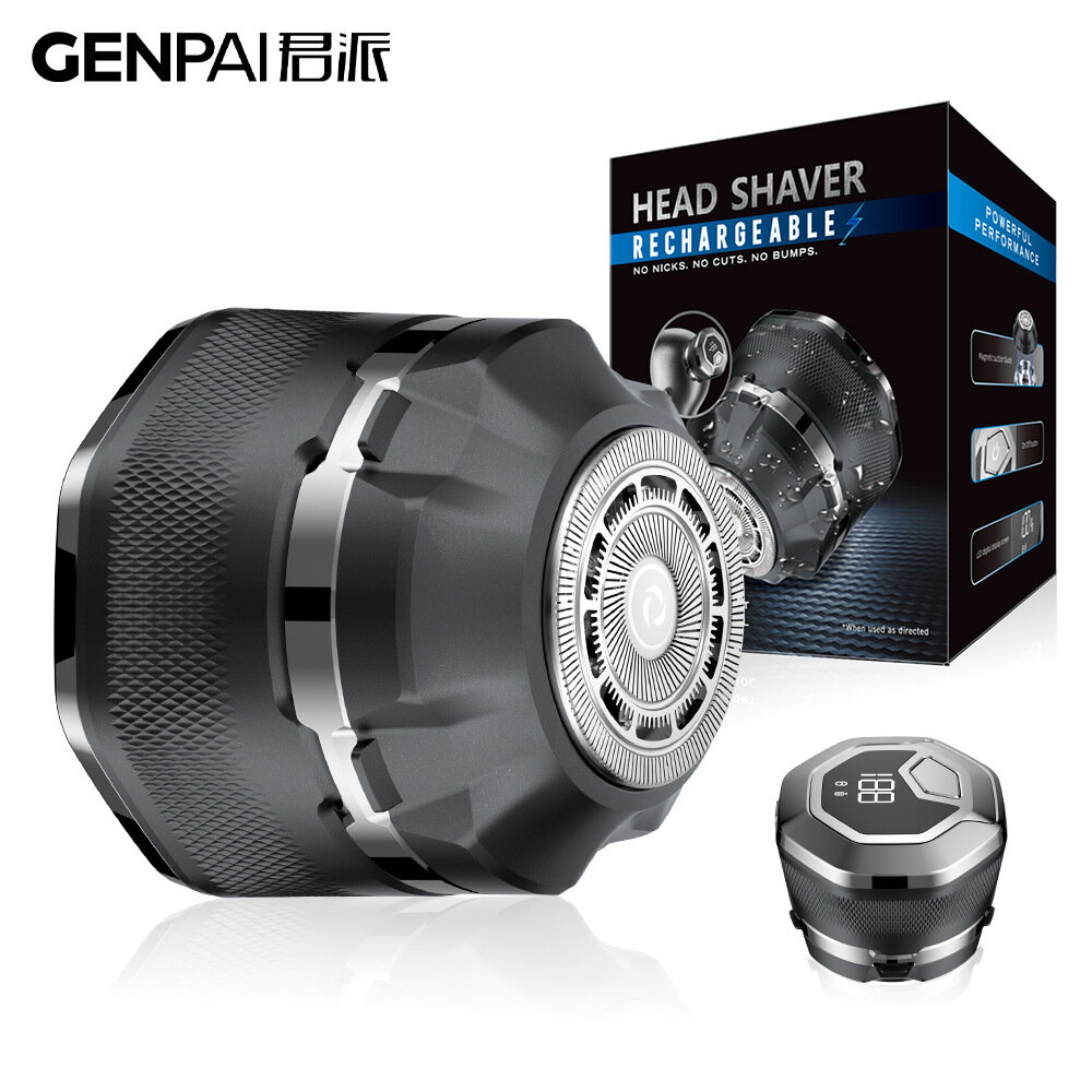 Артефакт лысины, бритва двойного назначения, можно мыть все тело, с одной головкой, цифровой дисплей, бритва для самостоятельного бритья, интерфейс типа C для ухода за собой