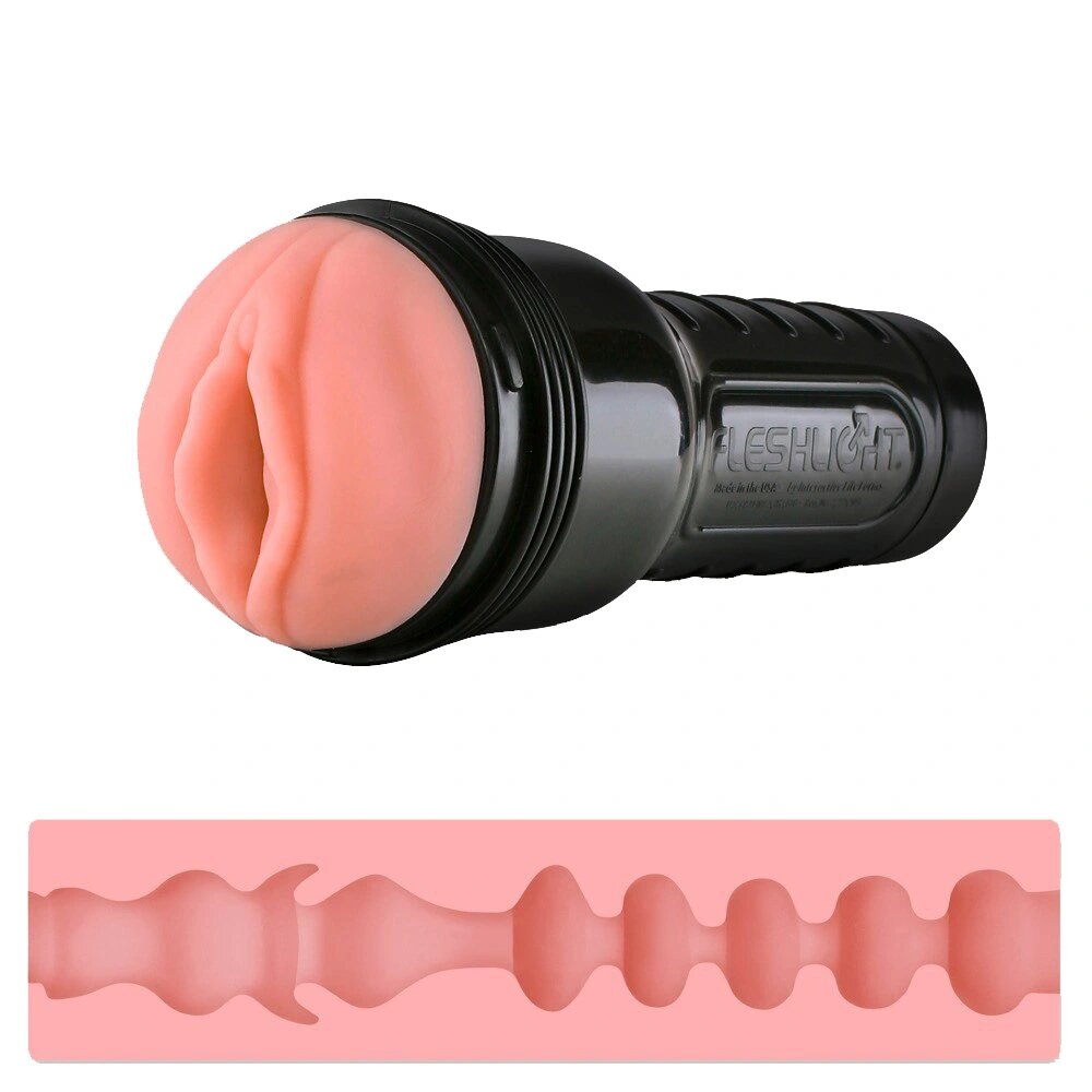 Мастурбатор-вагина Fleshlight Pink Lady Mini-Lotus, реалистичный, черный