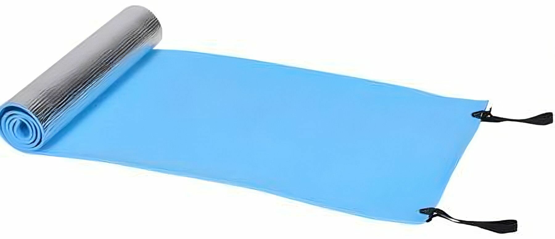 Коврик туристический, фольгированный, 180*50*0,6 см, голубой цвет: предназначен для походов, выездов за город, рыбалки