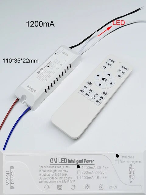 JHC Трансформатор освещения для светодиодной ленты 8C7Bx 22-30В 1200mA