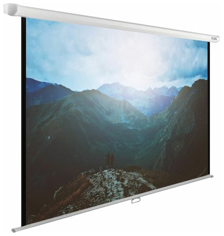 Экран Cactus 240x240см WallExpert CS-PSWE-240x240-WT 1:1 настенно-потолочный рулонный .